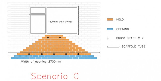 Brick Brace - Full Set - Brick Brace - Brickwork Support Tools UK